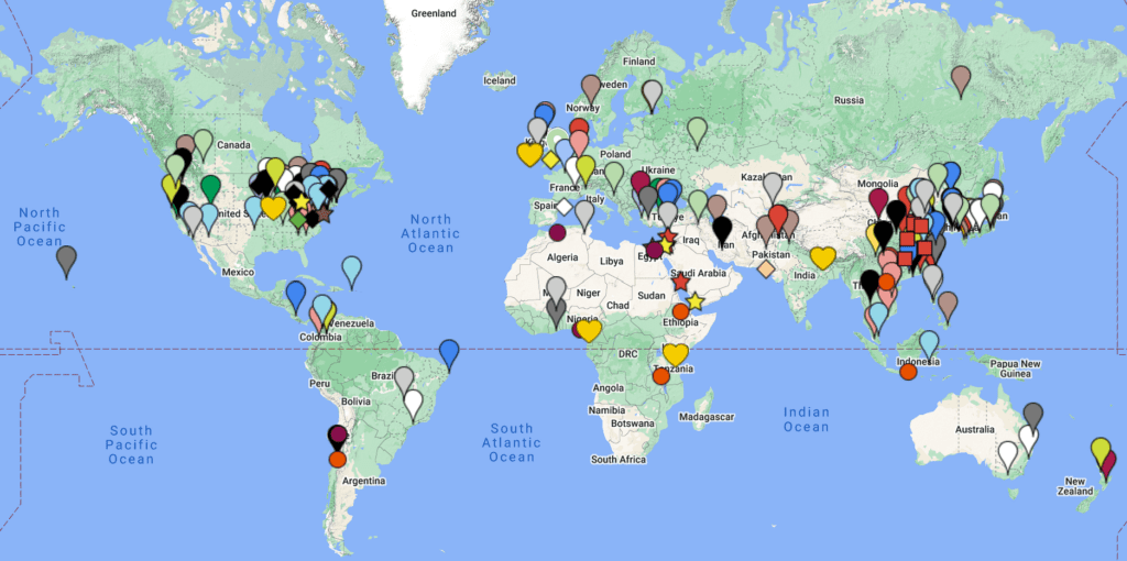 Latest Update to TIRF’s Alumni Map: DDG, RMA, and BA Recipients Added ...